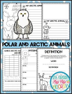 1st Grade Hip Hip Hooray!: Polar and Arctic Animals