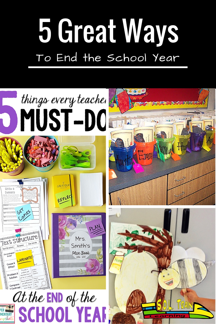 S.O.L. Train: Moments That Count in the Classroom: 5 Great Ways to End ...