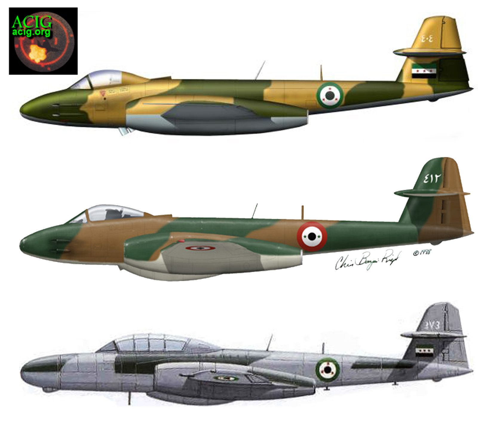 Luftwaffe A.S: Wings Over Syria : GLOSTER METEOR