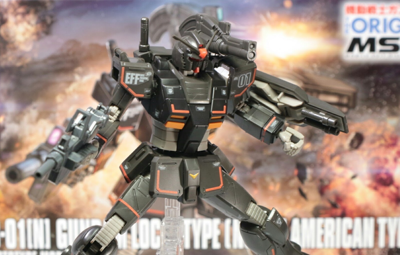 Review Links: HG 1/144 RX-78[N]Black Local Type Gundam [North American ...