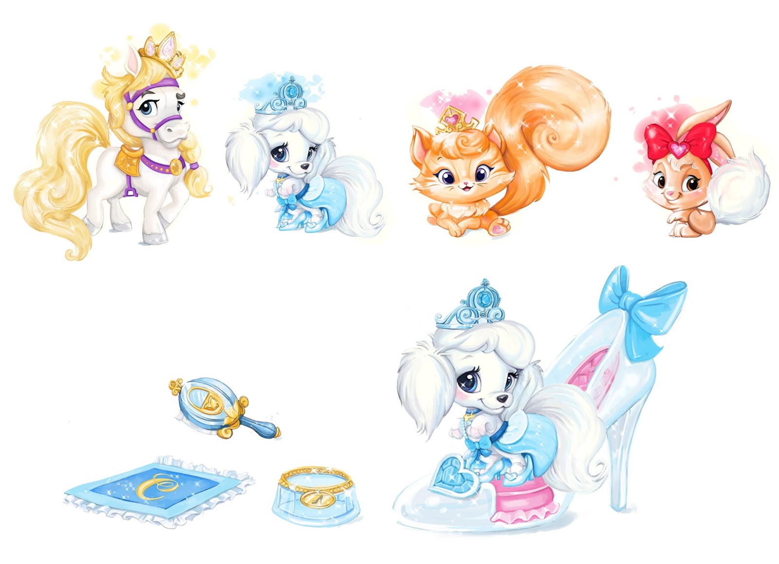 Whitney Sketch: Princess Pets