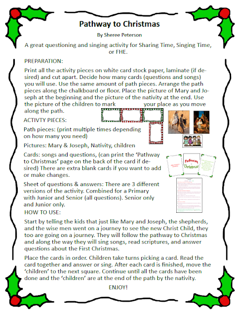 The Primary Pad: Pathway to Christmas