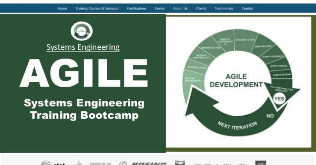Agile systems engineering training bootcamp