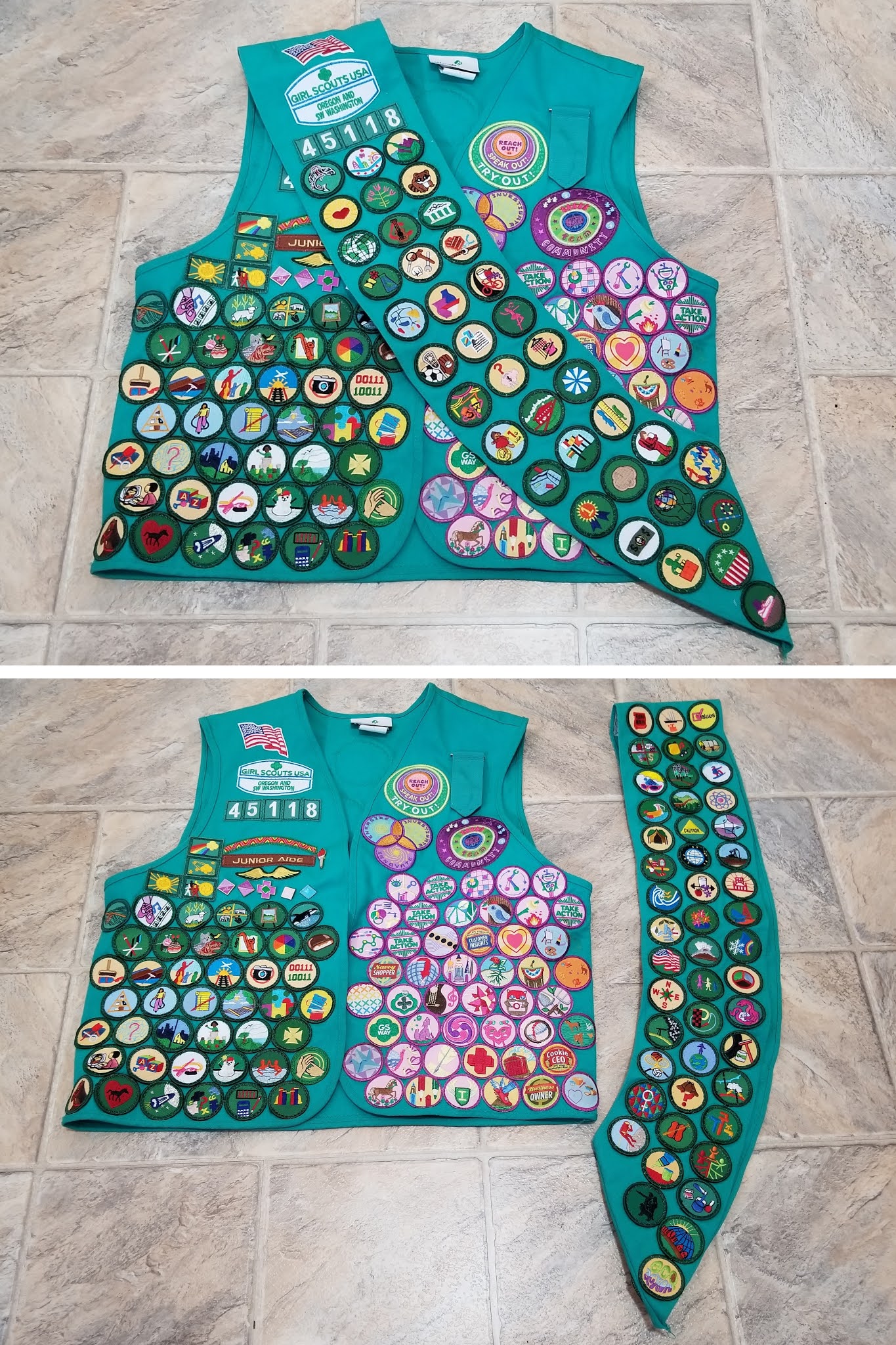 Including Retired Badges