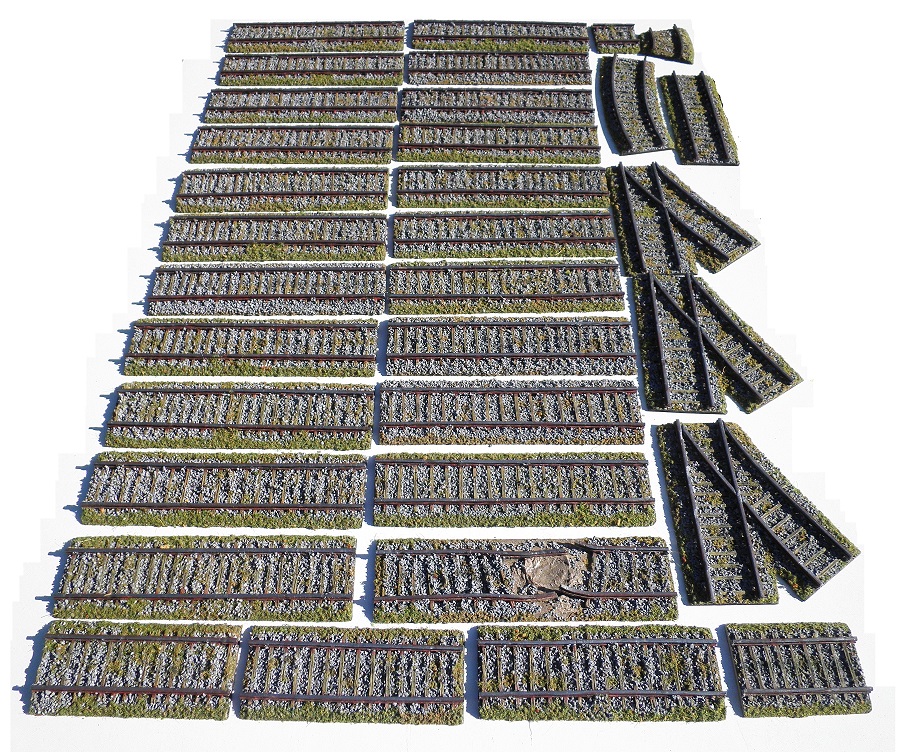 JOHN BOND's WARGAMING STUFF: SCRATCH BUILT TRAIN TRACKS