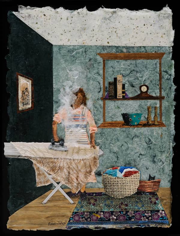 Innovative Textural Collage Art by Ronni Jolles