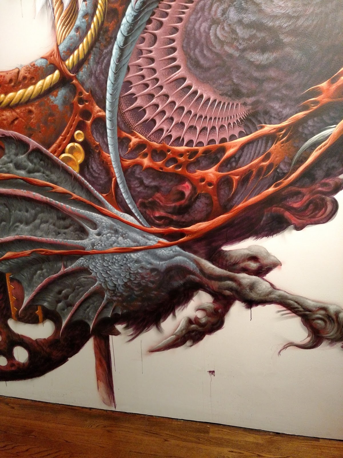 INSIDE THE ROCK POSTER FRAME BLOG: Aaron Horkey Capricorn Blues Mural ...