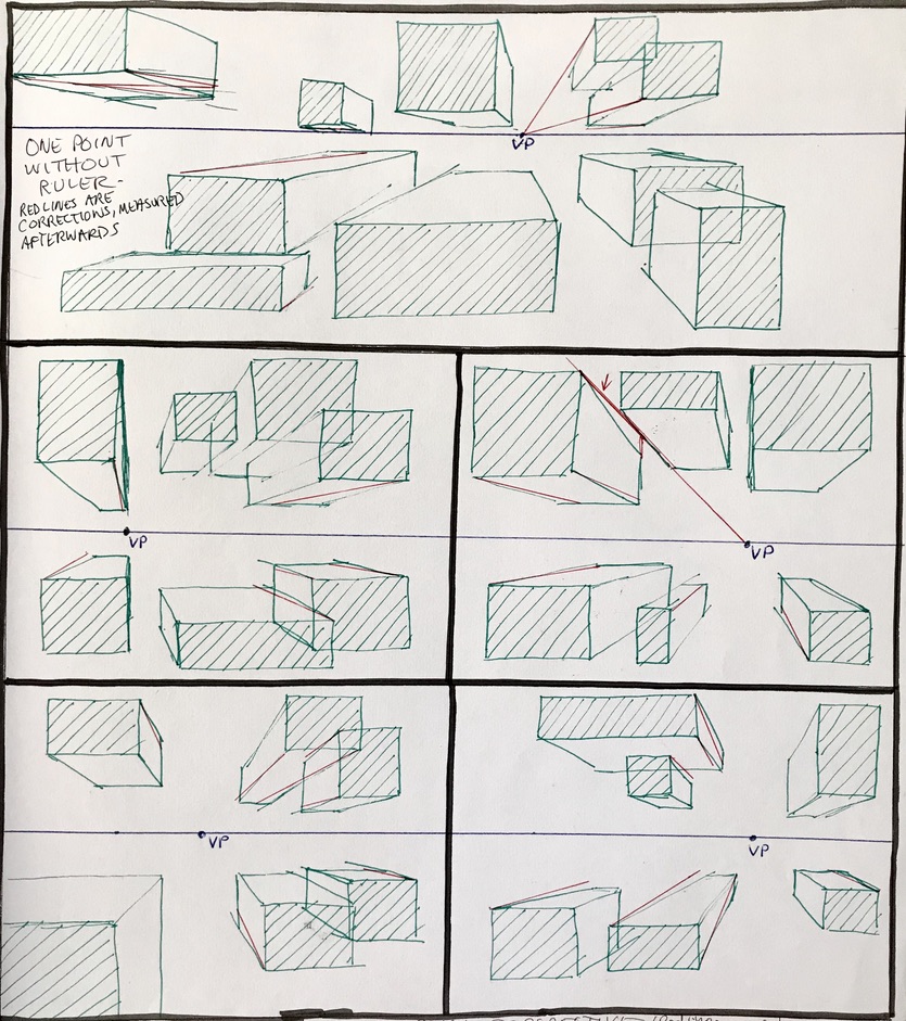 Hudson Valley Sketches - : Lines, Ellipses, Perspective, Cross Contours ...