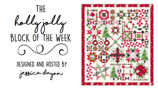 Holly Jolly Block of the Week using Riley Blake Designs Holly Holiday ...