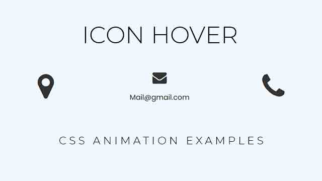 Css Icon Slide Hover Effect