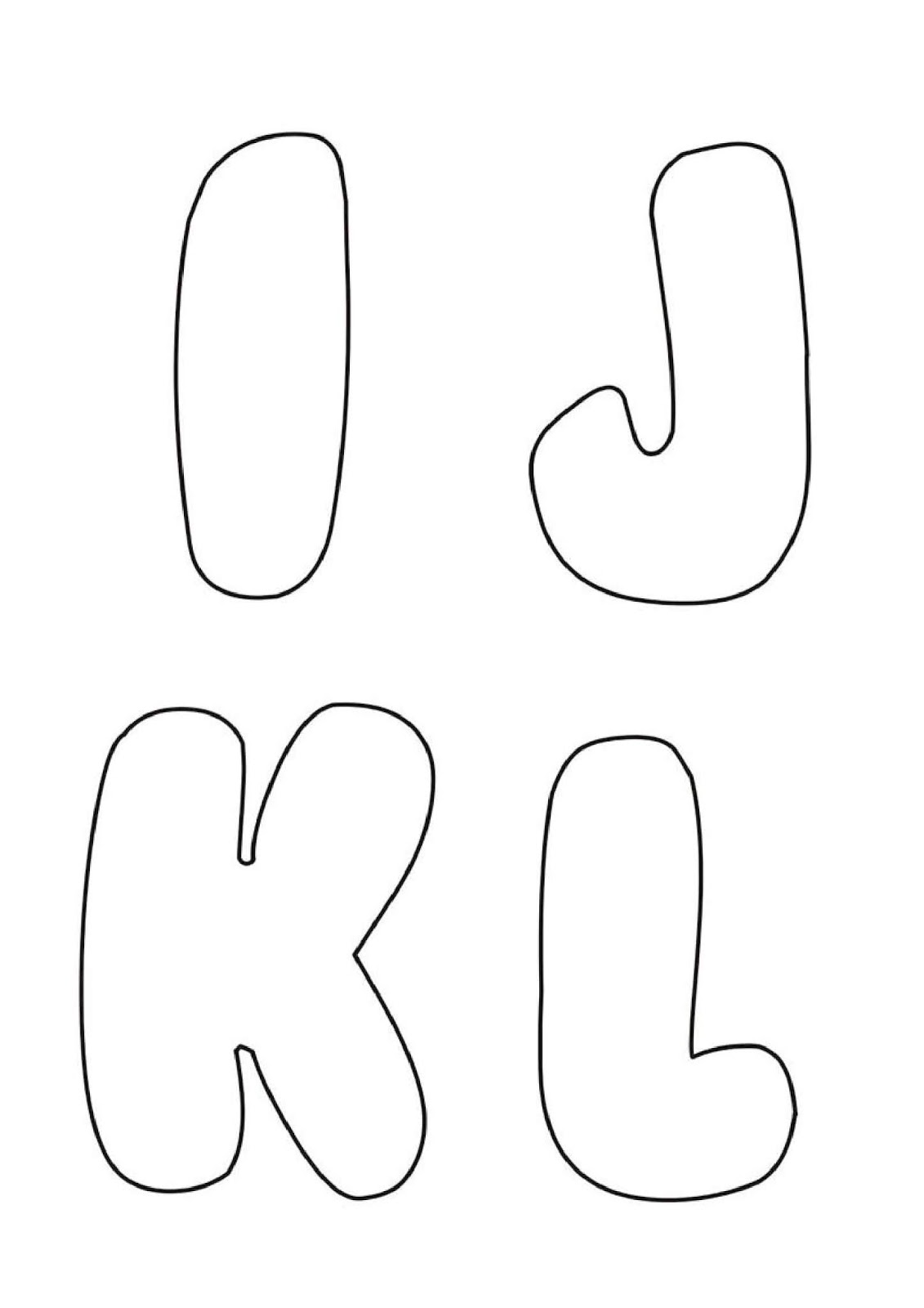 ABC - Letras do alfabeto para imprimir: 60 moldes do alfabeto lindos para baixar #abc