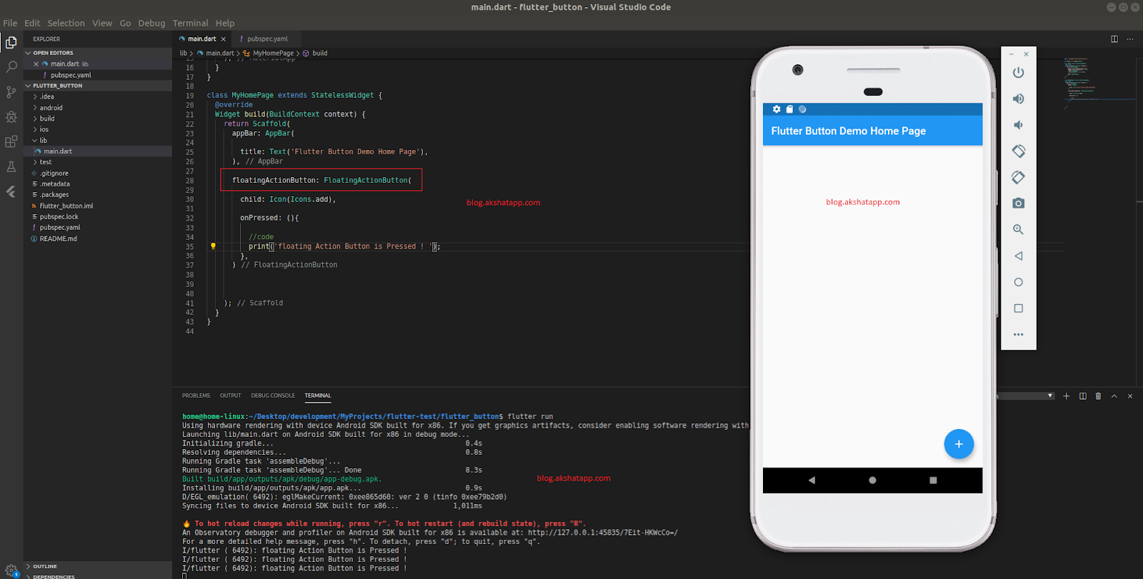 Flutter Button Developer Guide