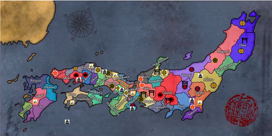 25 years of minis and counting: Sengoku-jidai Map Based Campaign ...