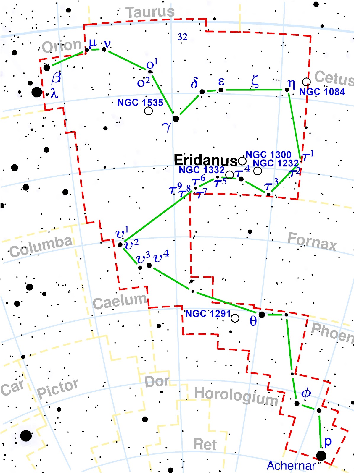 Astronomia: Eridanus ( Erídano )
