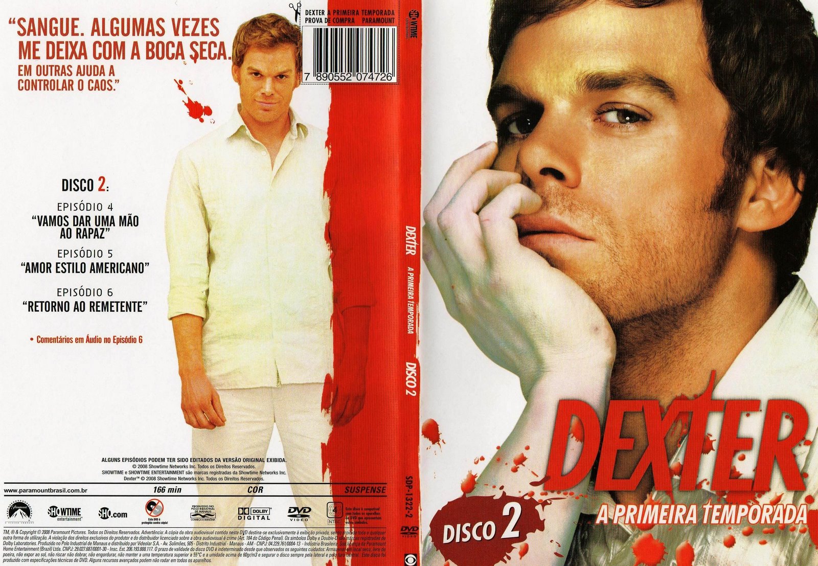 Arquivos Perdidos: Dexter 1º Temporada Completa - DVD-R