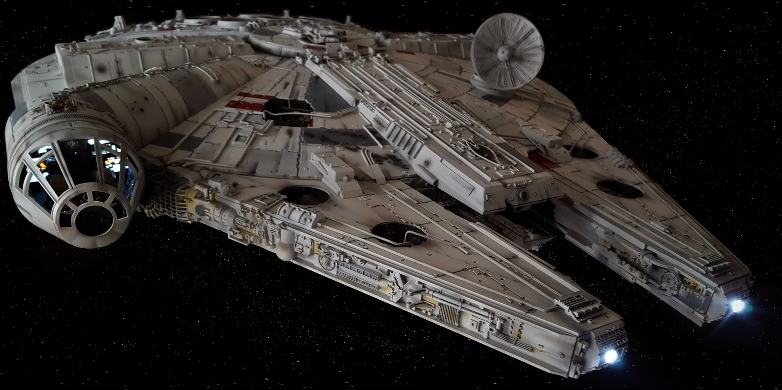 Millennium Falcon Model Build Diary: Pt 33 Completed Millennium Falcon ...