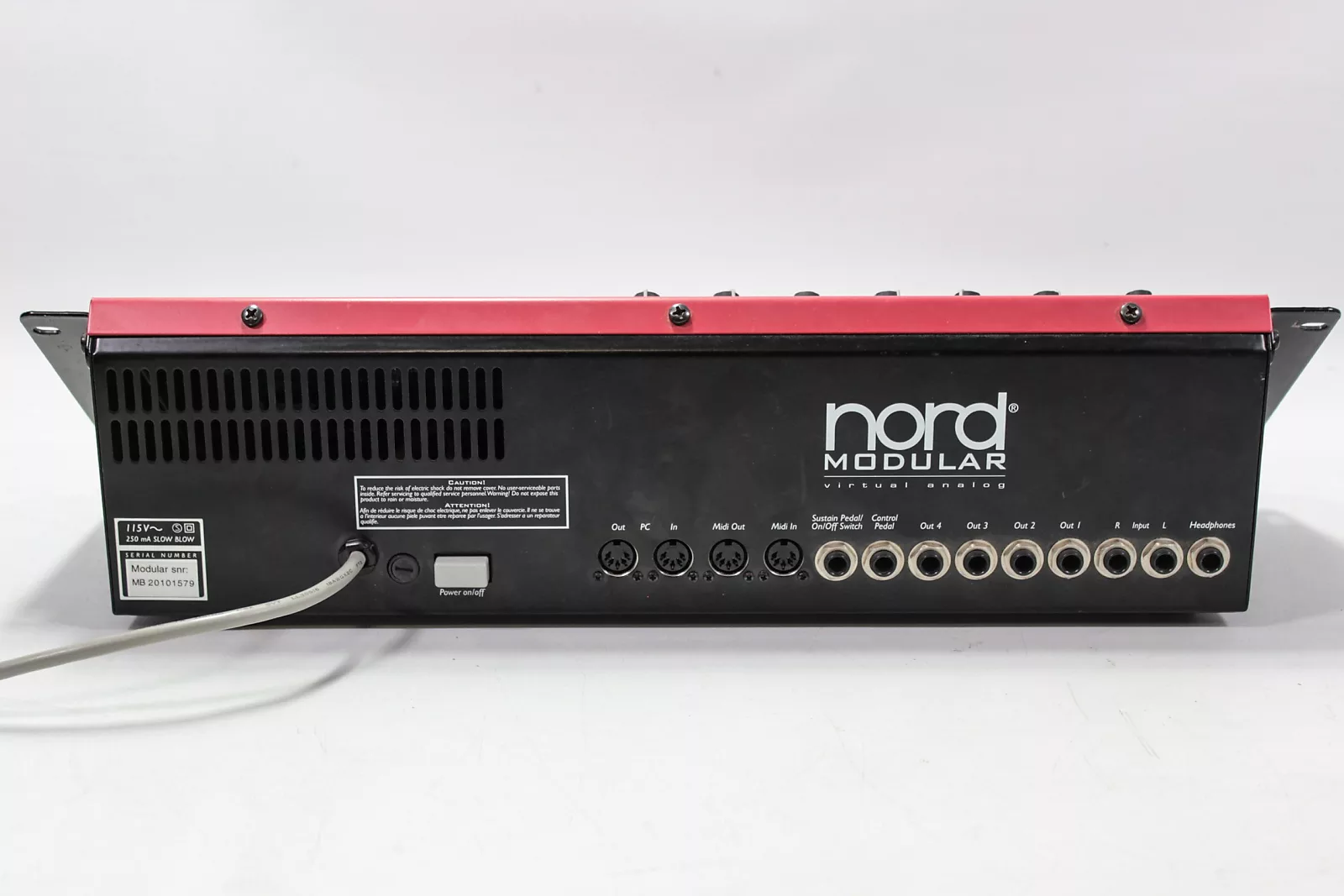 MATRIXSYNTH: Clavia nord MODULAR Rack SN 20101579