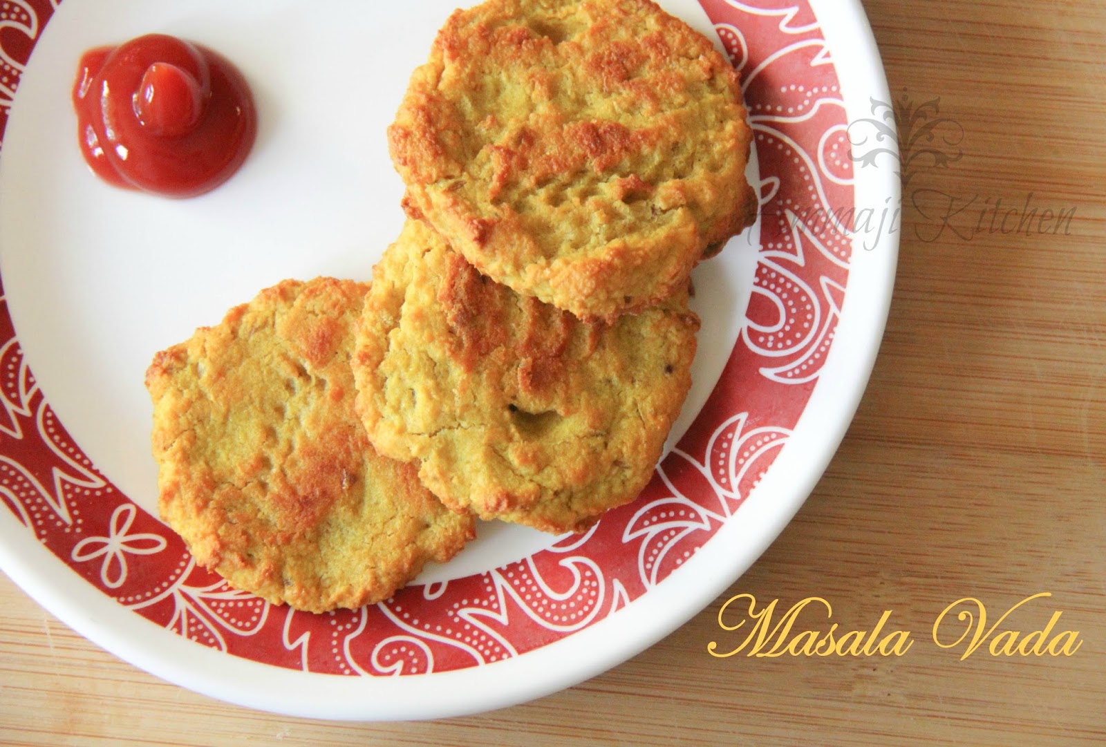 Masala Vada {Baked} | Indian Food Recipes | Ammaji Kitchen