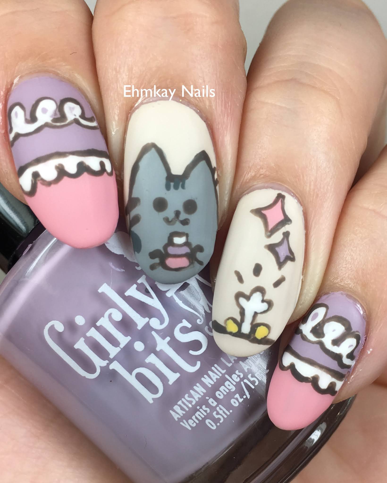 ehmkay nails: Pusheen Calendar Series: A Look Back at 2020