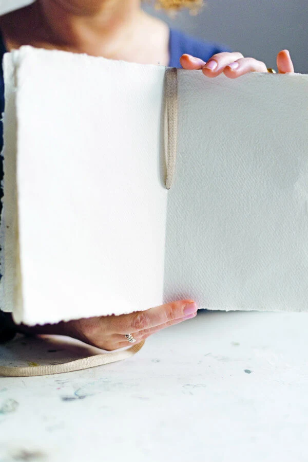 Bookbinding DIY: Ribbon Bound Pages