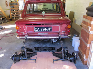 Roys Hillman Imp years: A Hillman Imps adjustable rear suspension