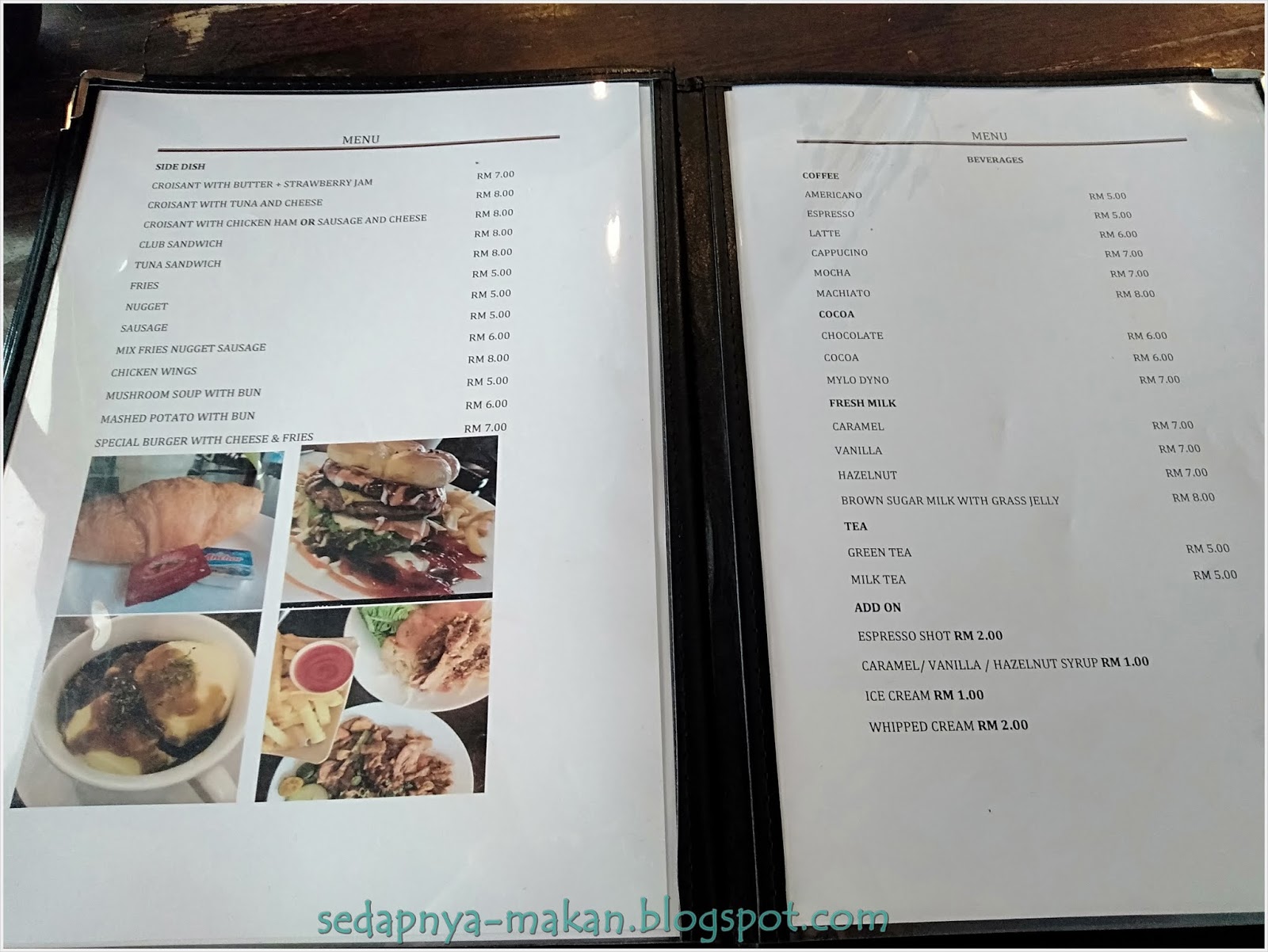 MaKaN JiKa SeDaP: Western food di Deif Kaffee, Manjung Perak