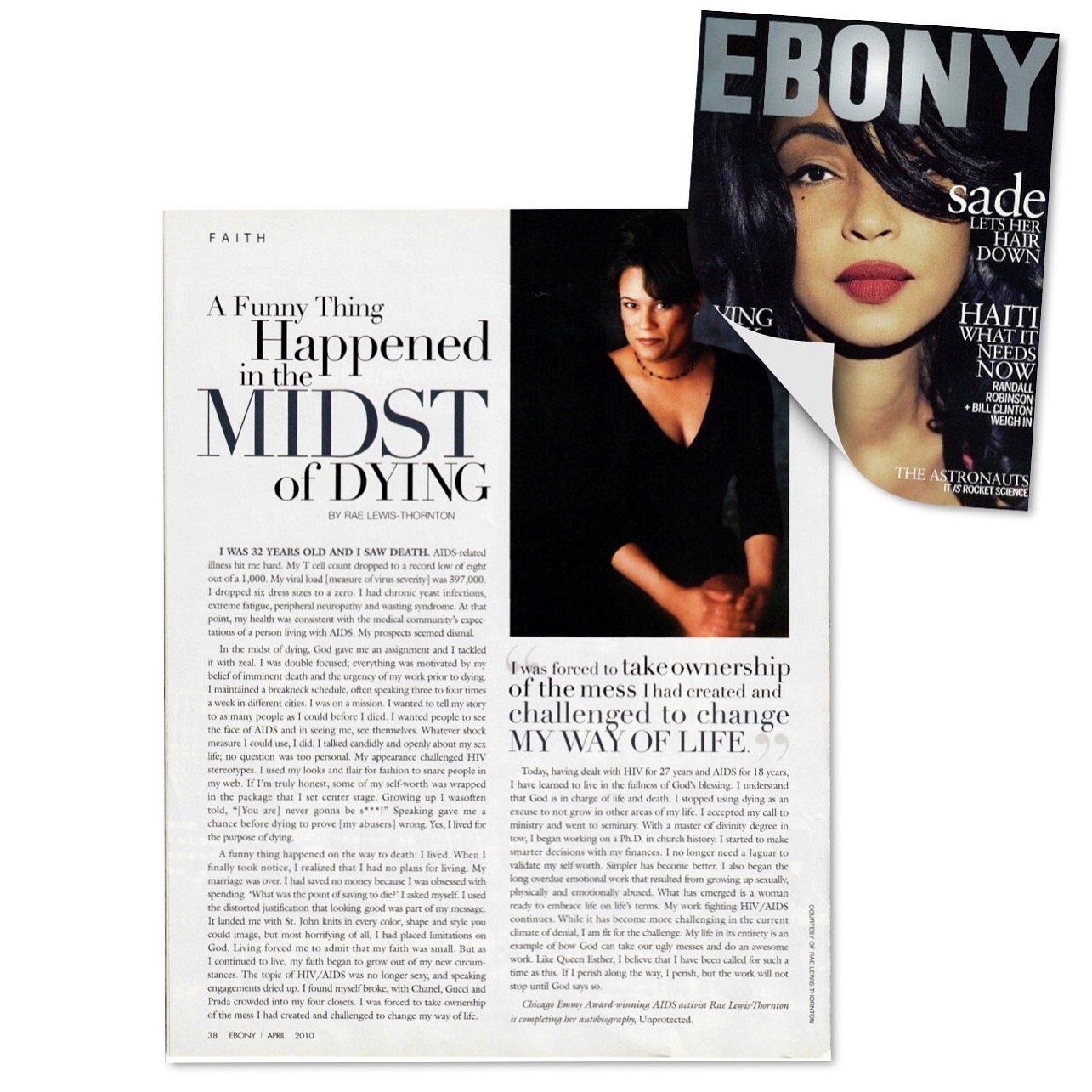 Rae Lewis-Thornton: Diva Living with AIDS: About Rae