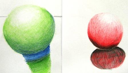 ARTISUN: 7th Grade Colored Pencil Spheres
