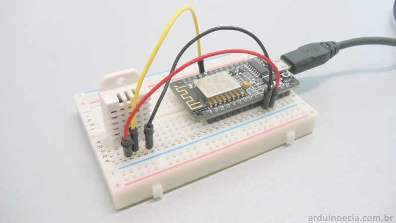 Web Server Com O Módulo Esp8266 Nodemcu E Dht22 Arduino E Cia
