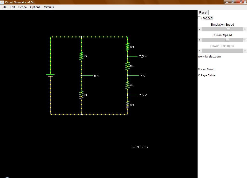QCP521 Electricity Simulation: Comparison of applets
