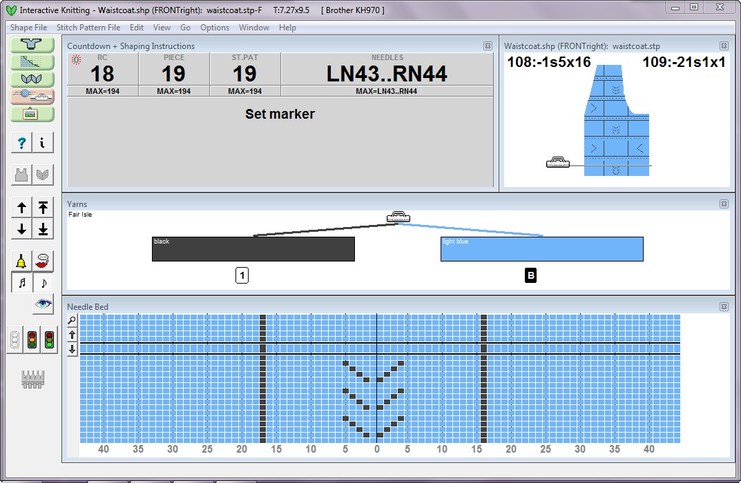 Roz's Loft: Another Vest Knitted
