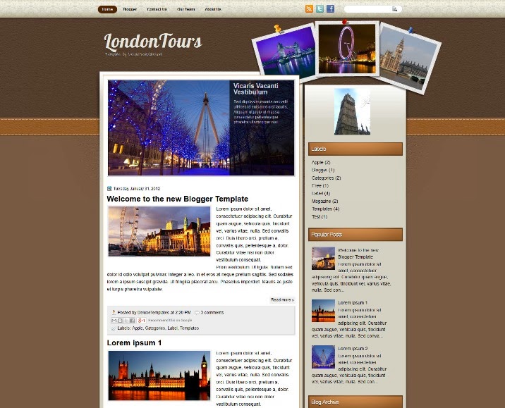 40+ Free Travel Blogger Templates - ดาว์นโหลด Blogger Template Free