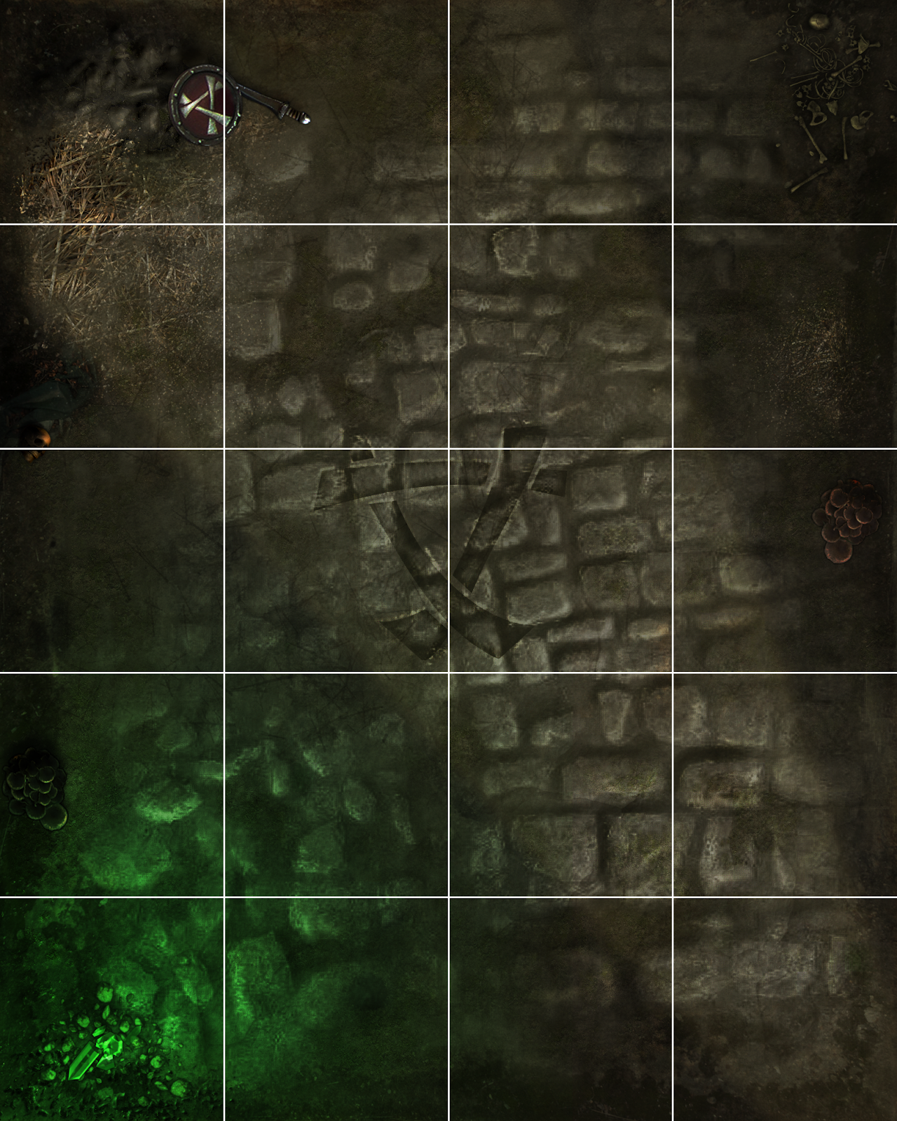 SOMETHING IN THE DUNGEON: WARHAMMER QUEST CUSTOM TILE - SKAVEN LAIR