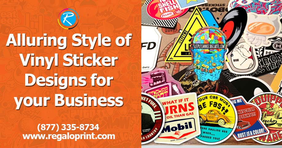 Alluring Style of vinyl sticker Designs for your business