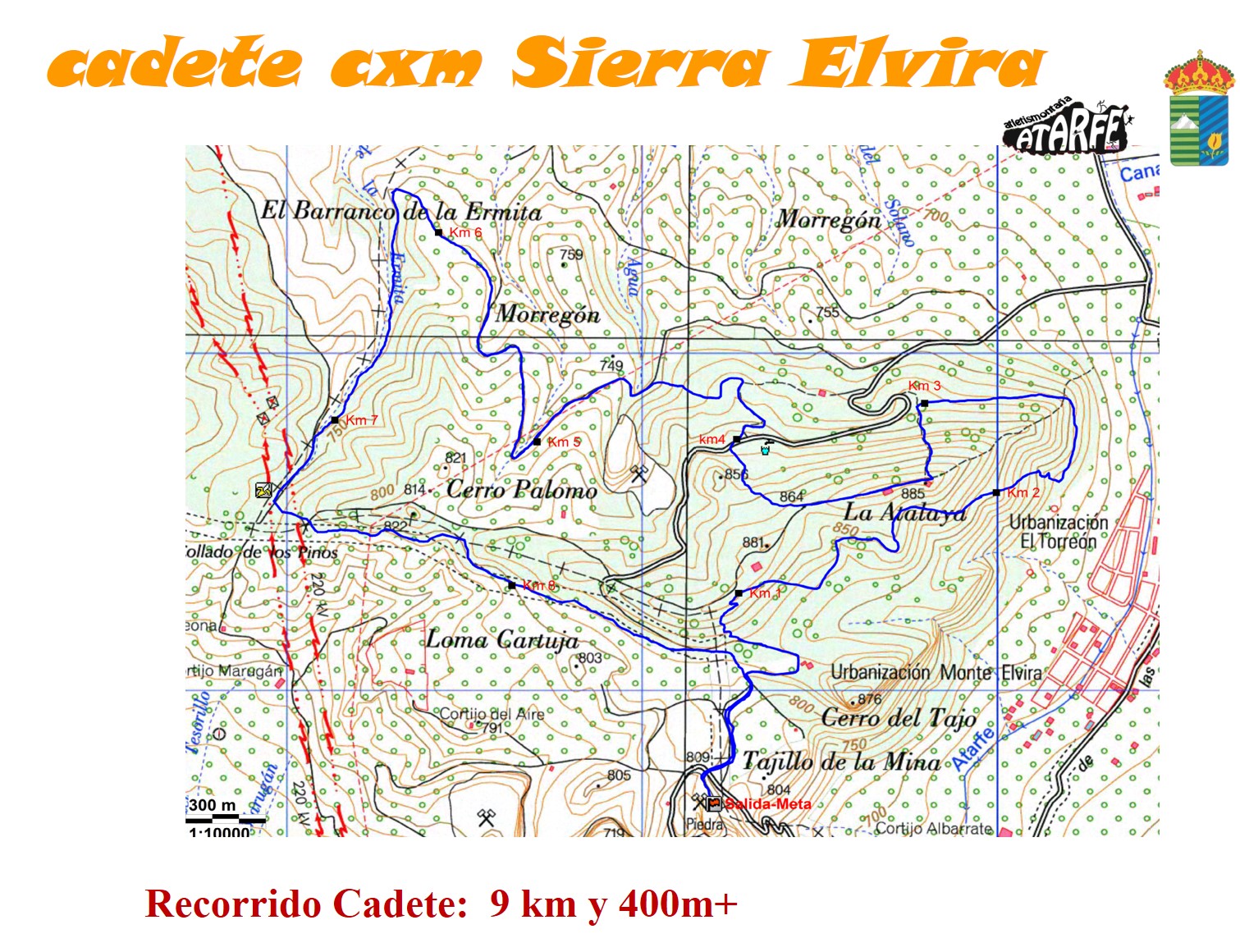 CxM Sierra Elvira: Recorrido