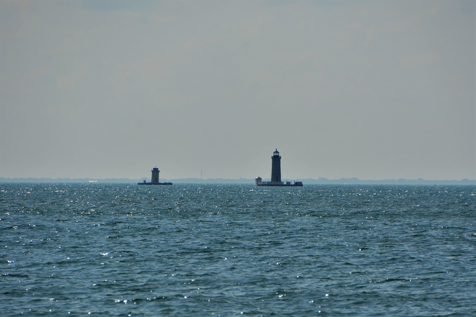 WC-LIGHTHOUSES: ST. CLAIR FLATS RANGE LIGHTHOUSES - HARSENS ISLAND ...