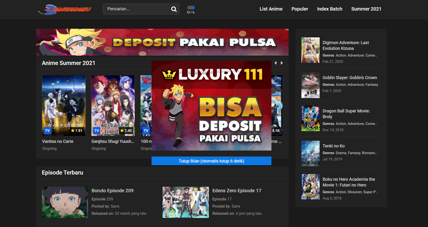 Samehadaku dan Anoboy Melawan Muse Indonesia - Informasi Teknologi - Nakanosec