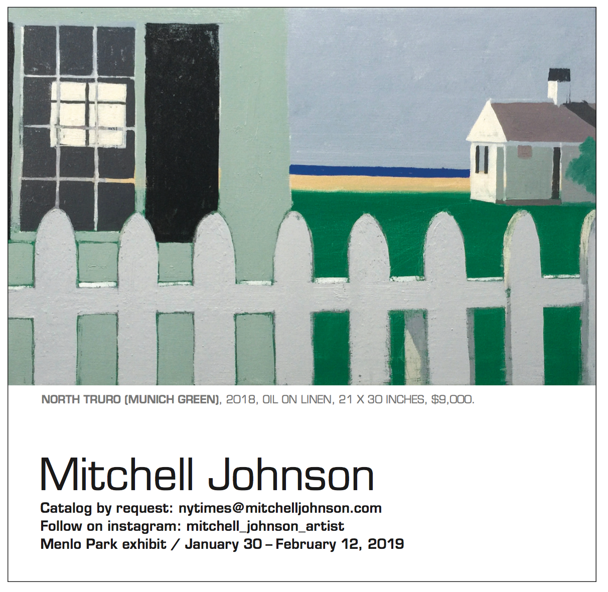 Mitchell Johnson Paintings in the NY Times