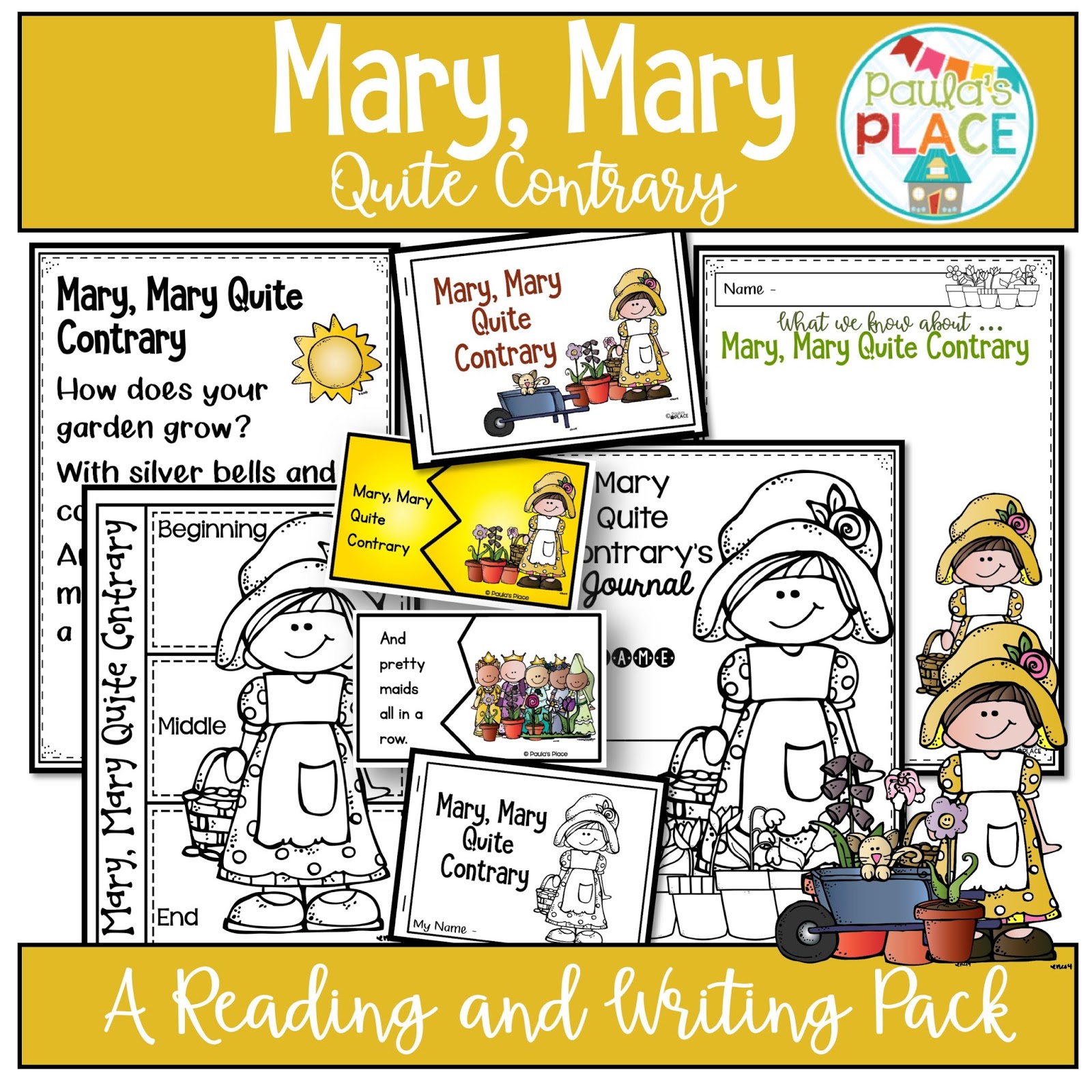 Paula's Place Teaching Resources: Mary, Mary Quite Contrary