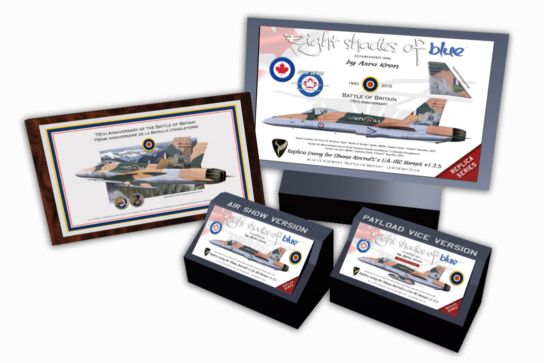 Eight Shades of Blue: RCAF/ARC CF-18 "Battle of Britain"