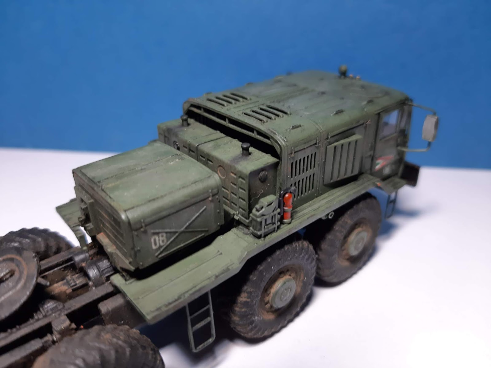 RV ★ Workshop: MAZ-537 russian army tractor (1:72, Takom)