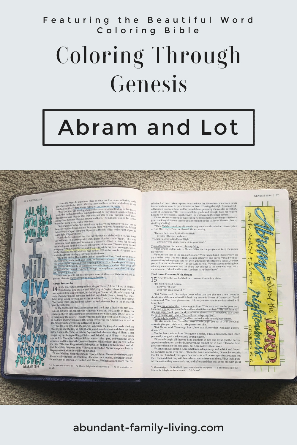 Abraham Rescues Lot Coloring Pages