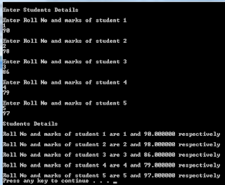Array of Structures in C with example - Techabaya