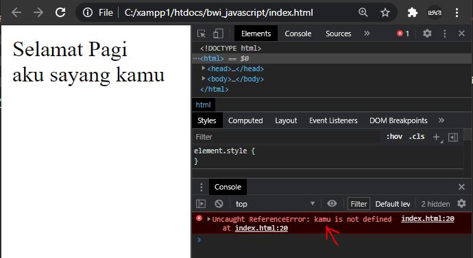 Memahami Konsep Dasar JavaScript - BelajarwithIB