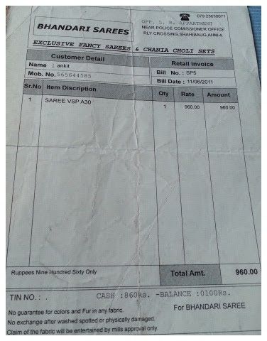 Readymade Garments Invoices ~ Billing Software Guru