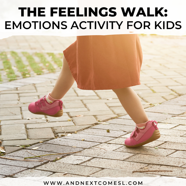 The Feelings Walk: A Simple Activity for Teaching Emotions for Kids ...