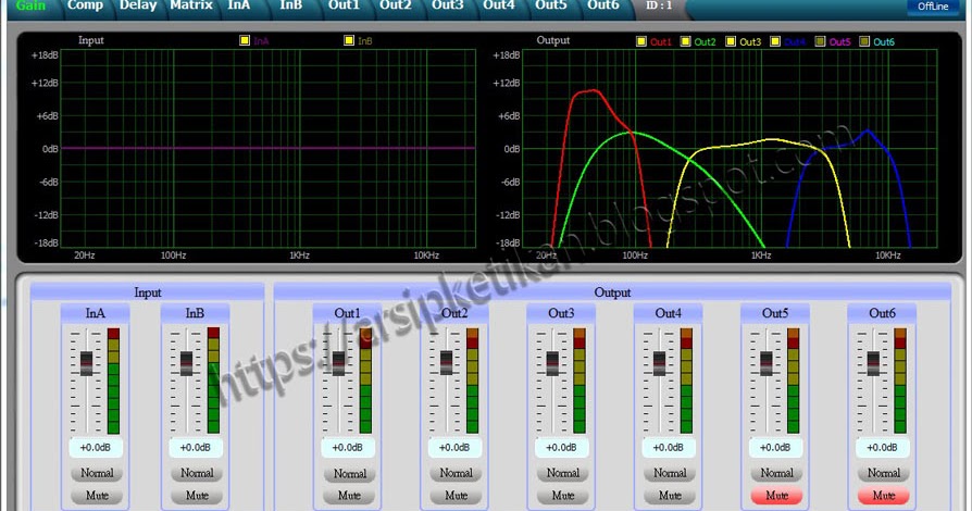 Cara Setting DIGITAL MATRIX PROCESSOR - DS2060 DSP Processor.