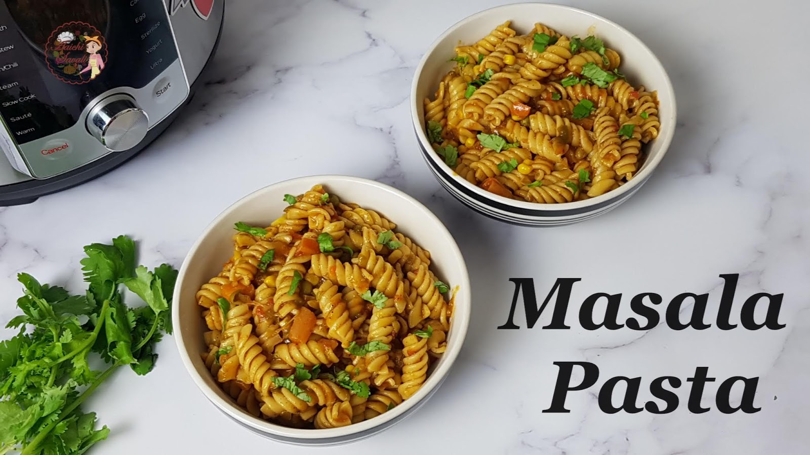 Indian Style Masala Pasta in the Instant Pot / Desi Style One Pot ...
