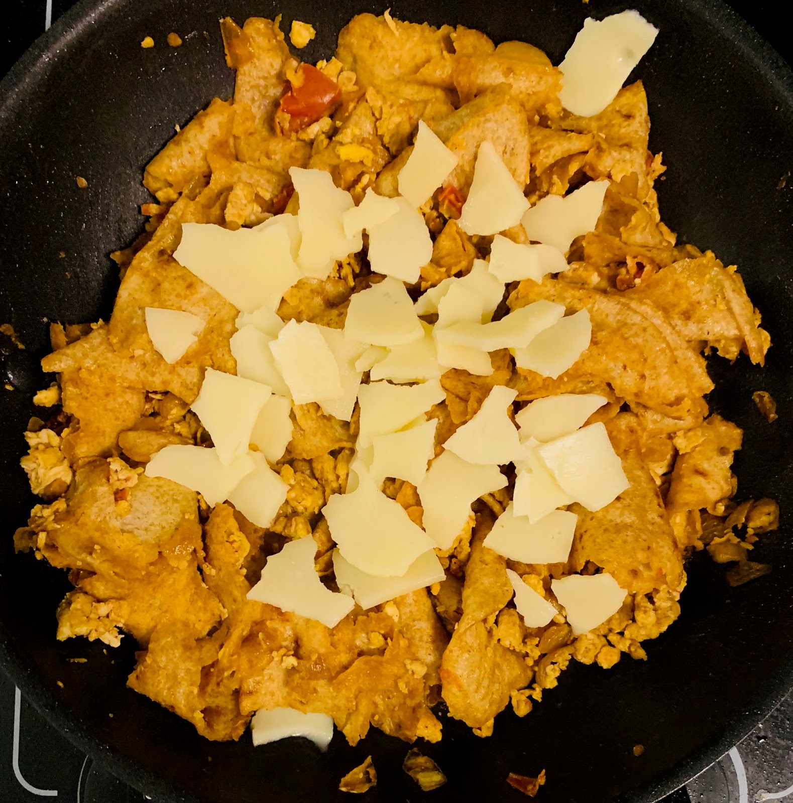 Egg & Cheese Kothu Roti