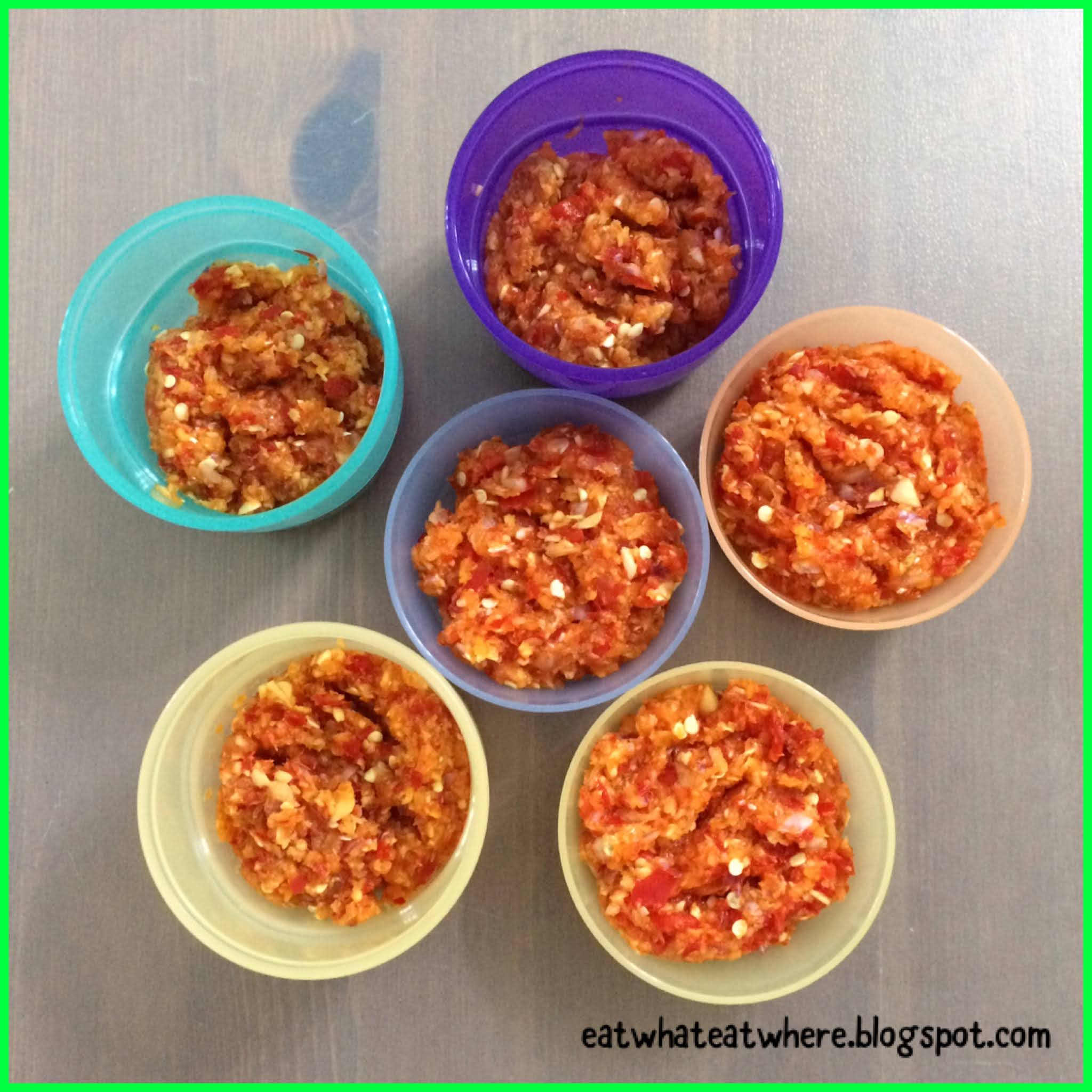 Eat what, Eat where?: Make & Store Own Blended Fresh Chilli Paste